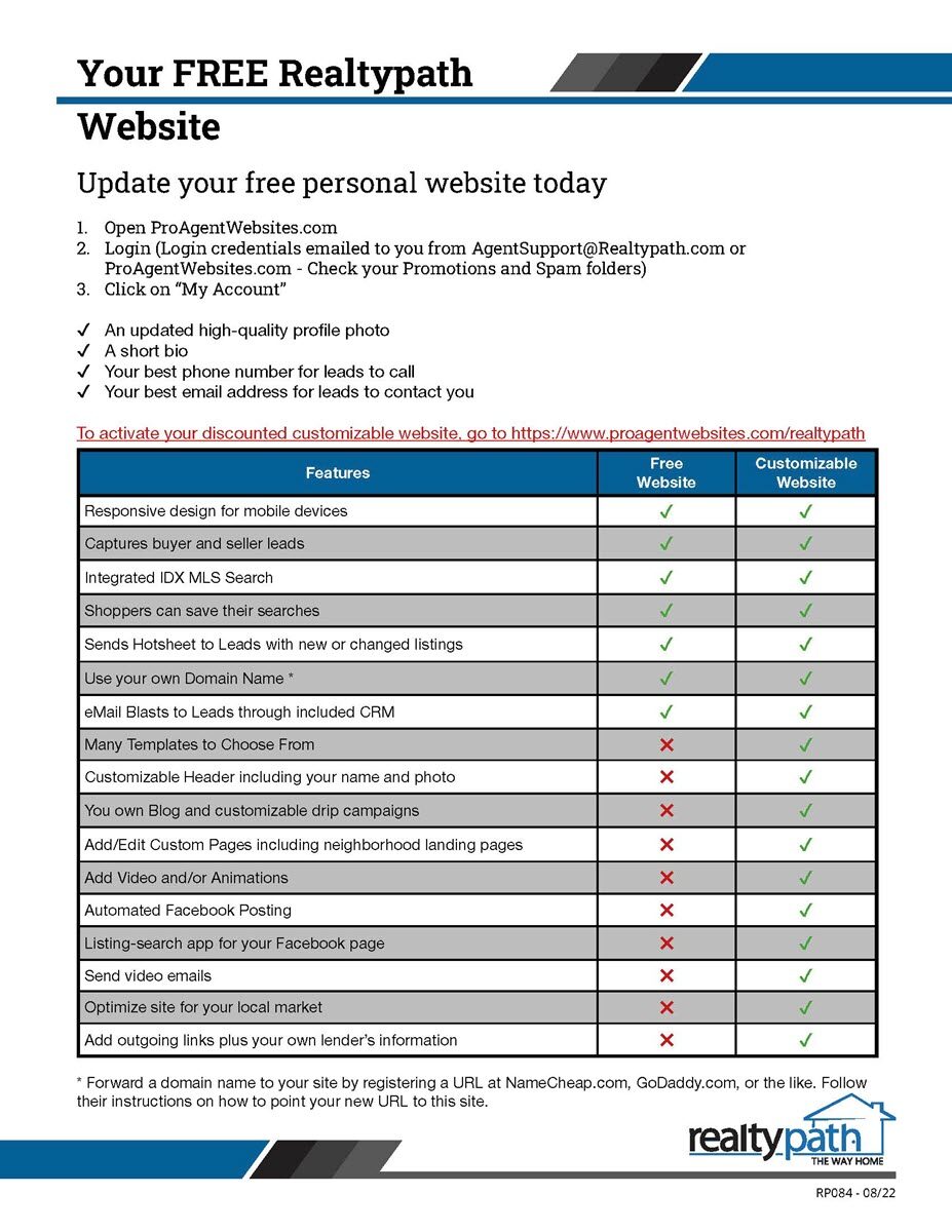 Free Website | Realtypath Welcome